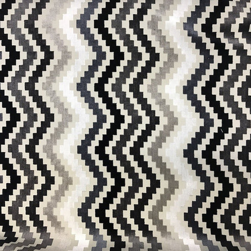 HHF Iggy Gray - Velvet Upholstery Fabric